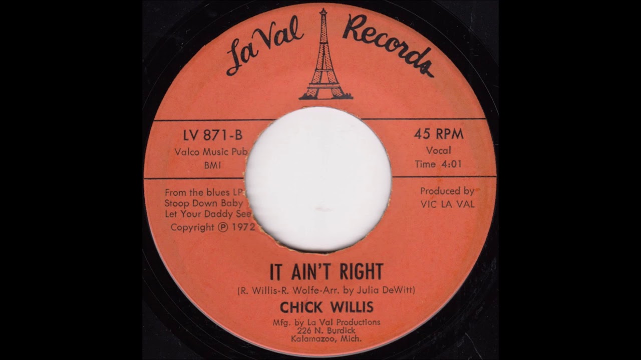 Chick Willis - It Ain't Right - YouTube