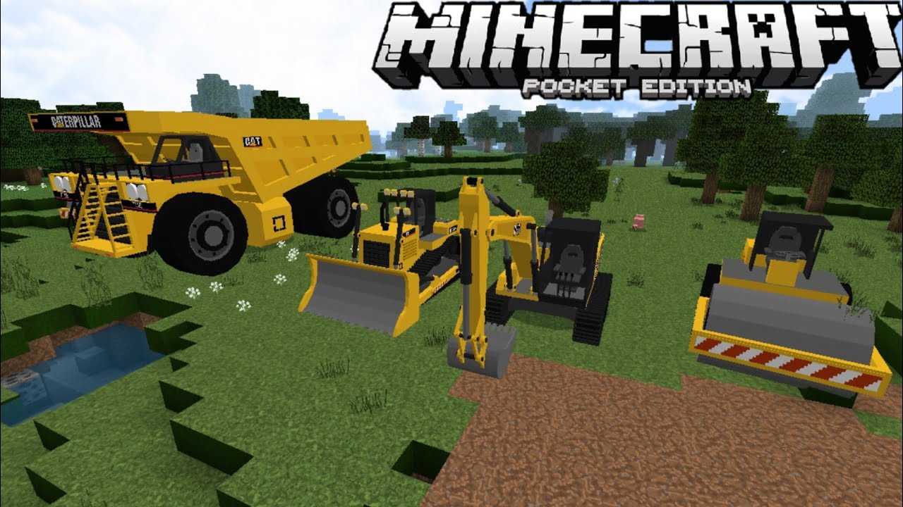 🌀รีวิว+แจก! แอดออนรถทำงานก่อสร้างขนาดใหญ่ สมจริง Heavy Construction ...
