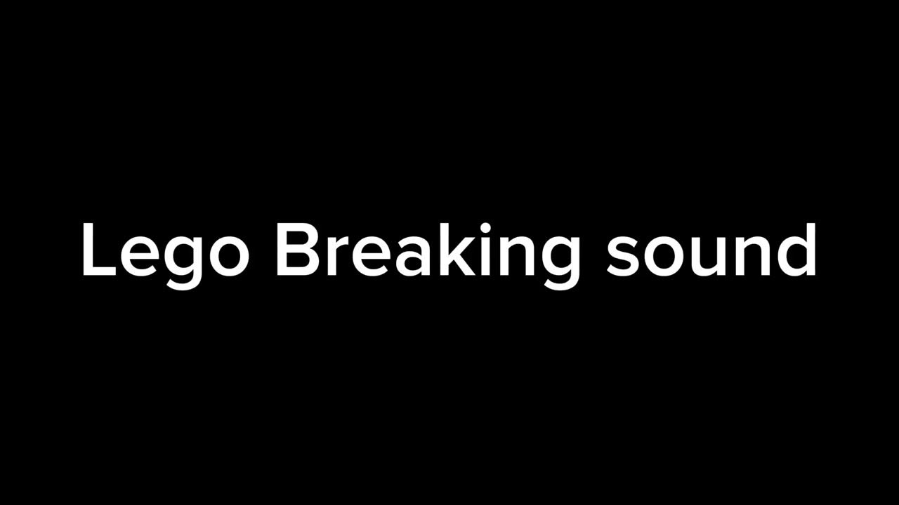 Lego breaking sound effect - YouTube