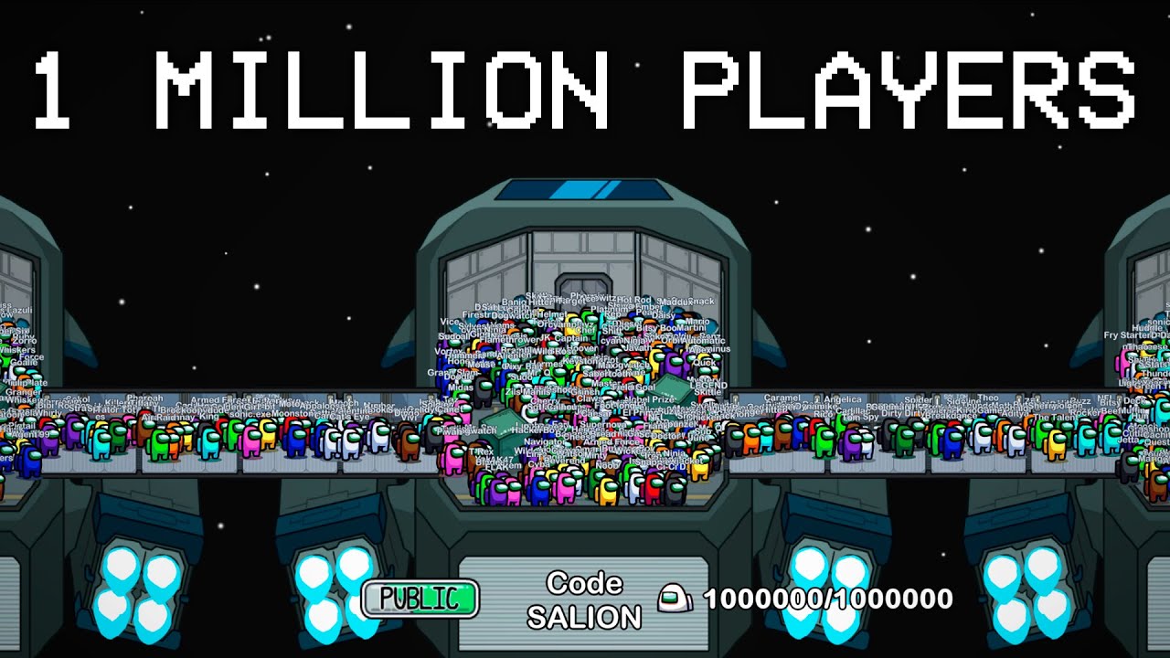 AMONG US, but 1 MILLION PLAYERS in LOBBY - YouTube