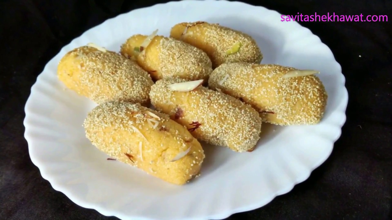 केसर मावा रोल बनाने का तरीका-How to Make Mava Kesar Roll- Kesar Peda ...