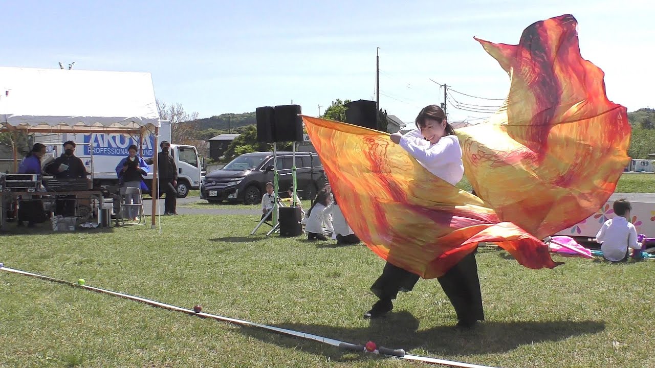 Tottori color guard Ribbon☆2023第19回湖山池フェスティバル - YouTube