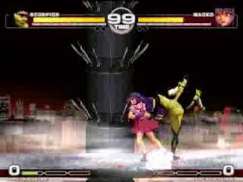 MUGEN |\/| Scorpion (me) VS Maoko - YouTube
