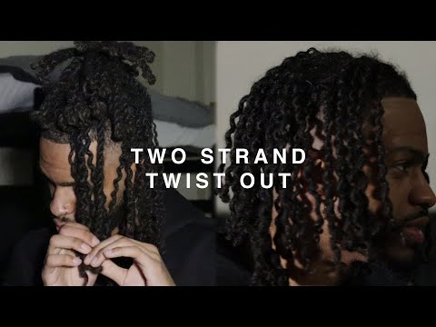 TWO STRAND TWIST OUT ON MY LOCS | DREADLOCK TRANSFORMATION - YouTube