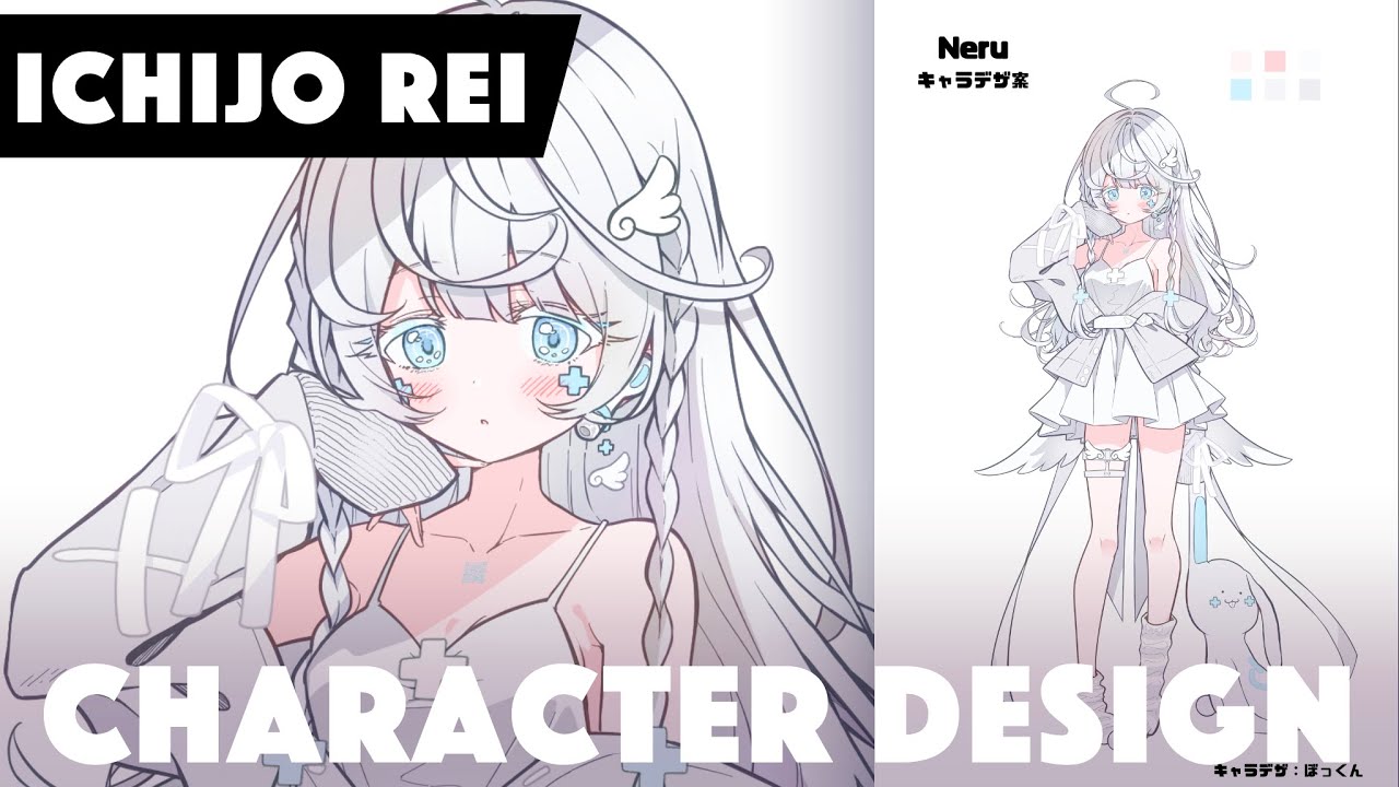Vtuberのキャラクターデザイン。（Neru）/ Vtuber character design【CLIP STUDIO PAINT ...