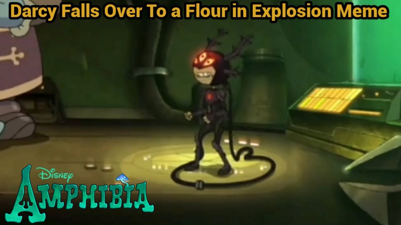 Darcy Falls Over To a Floor in Explosion Meme (Amphibia Meme) - YouTube