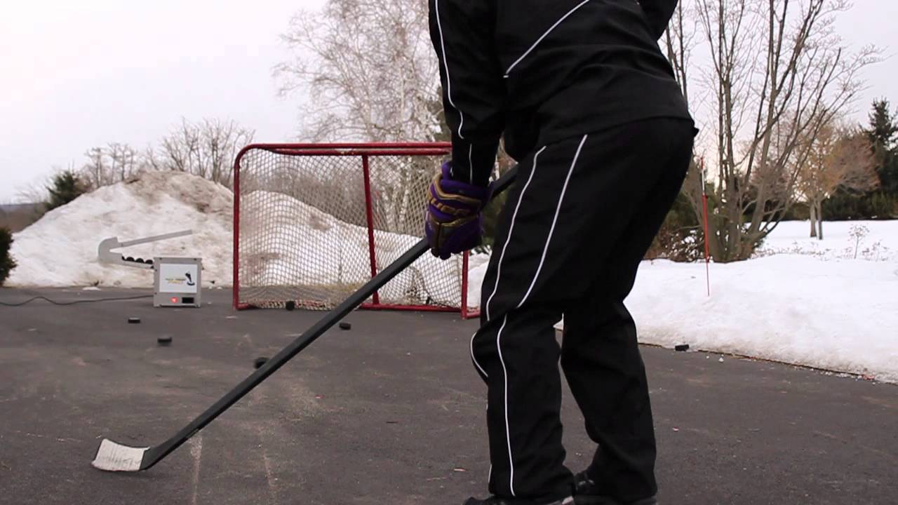 Puck Passer Pro Driveway - YouTube
