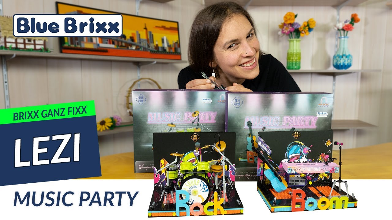 Rock 'n' Roll mit Tamara - Musikinstrumente aus mini blocks! - YouTube