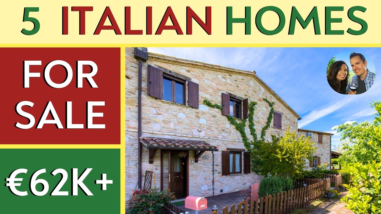 5 Stunning Homes for Sale in Italy 🇮🇹 Italian Dream Houses - YouTube