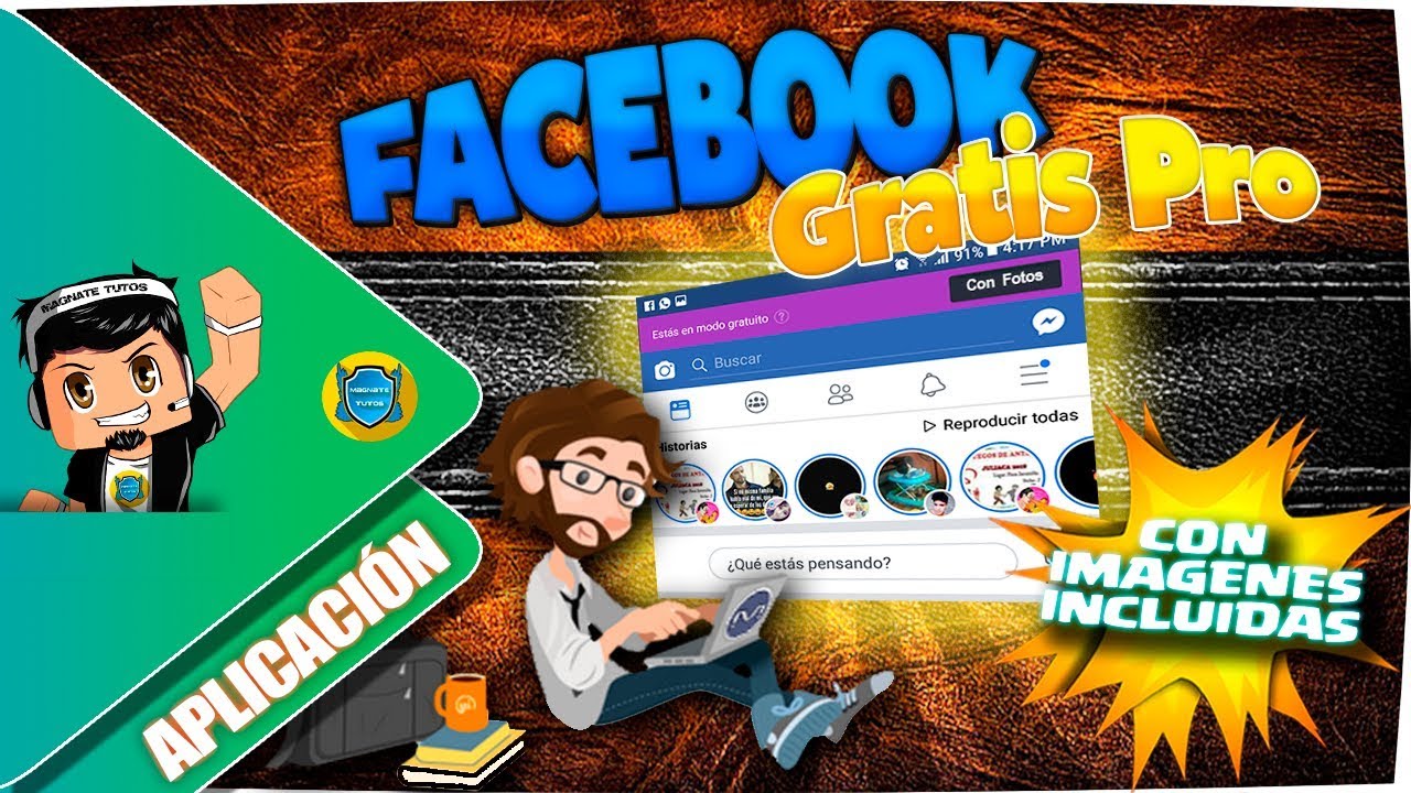 Facebook Gratis Pro APK con Imagenes Incluidas Sin Plan de Datos - YouTube