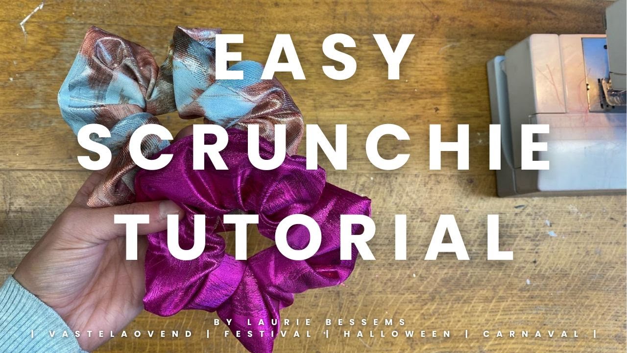 Easy Scrunchie Tutorial: Maak je Eigen Scrunchies - YouTube