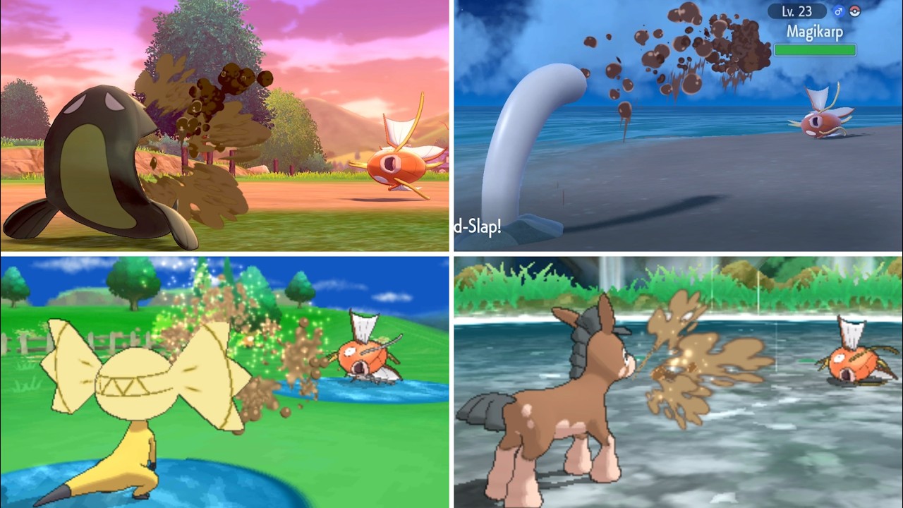 #189 Mud-Slap - Generations 2-9 Pokémon move - YouTube