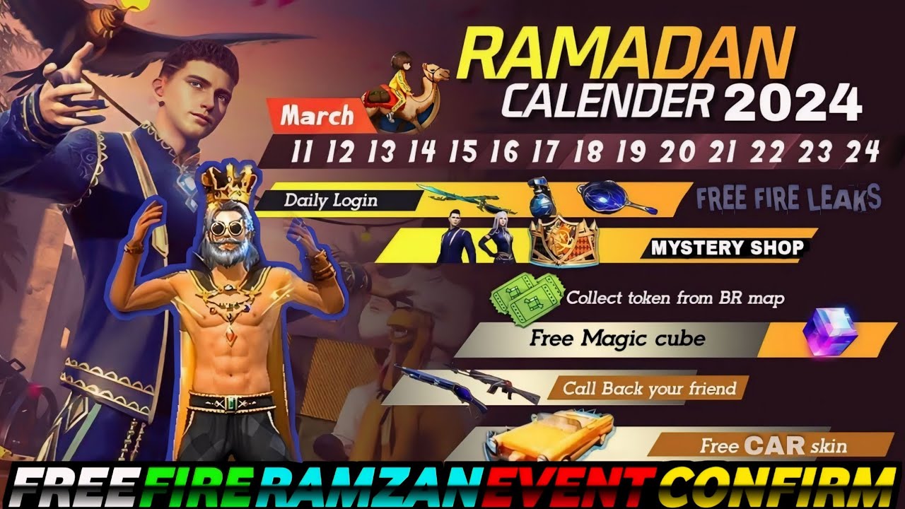 Free Fire Ramzan Event Confirmed | Ramzan Event All Rewards Review ...
