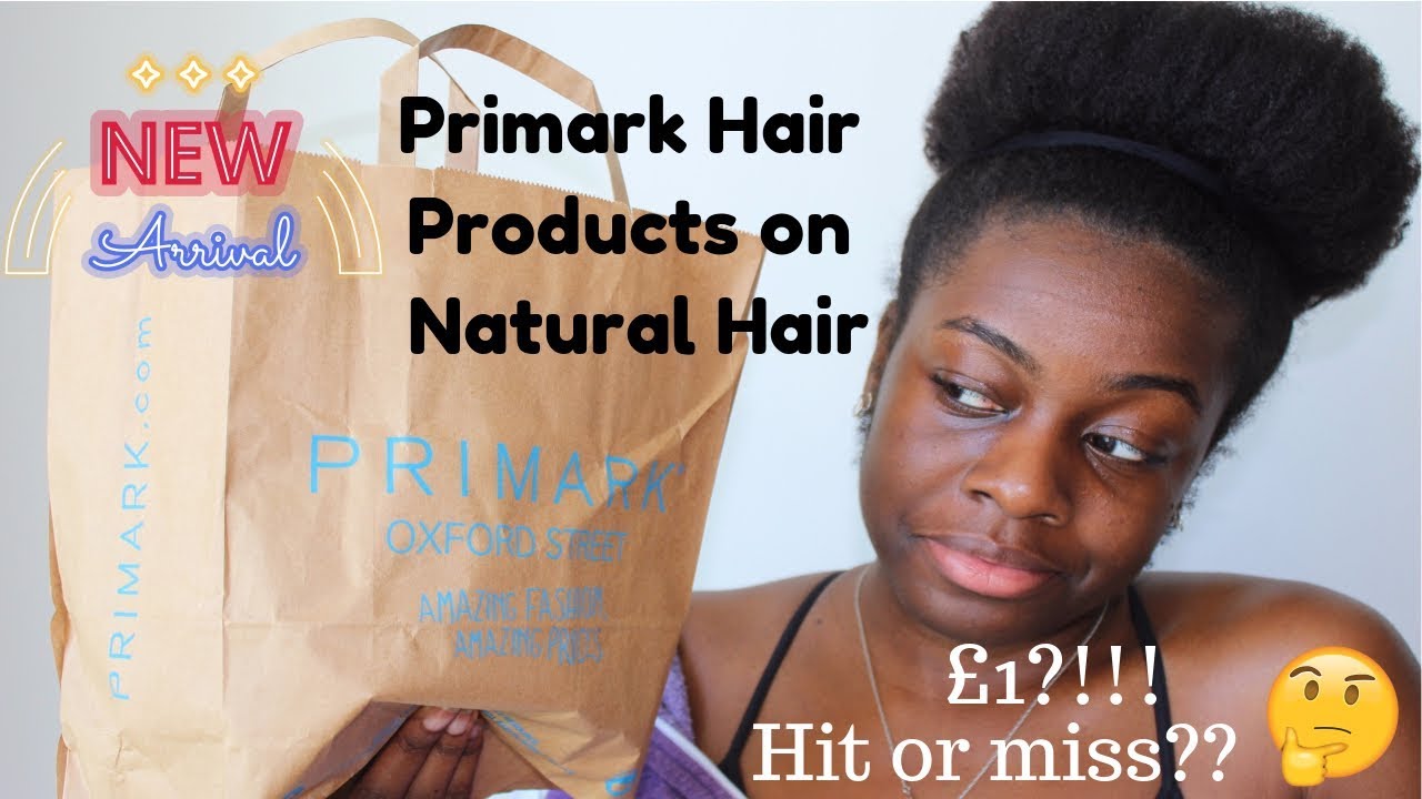£1 PRIMARK NATURAL HAIR Routine||New Primark Hairline Review | Tomi ...
