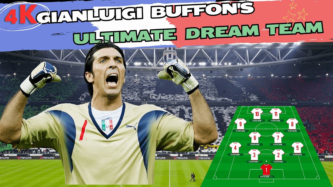 "Gianluigi Buffon's Ultimate Dream Team: Football Legends Revealed"⚽🏆 ...