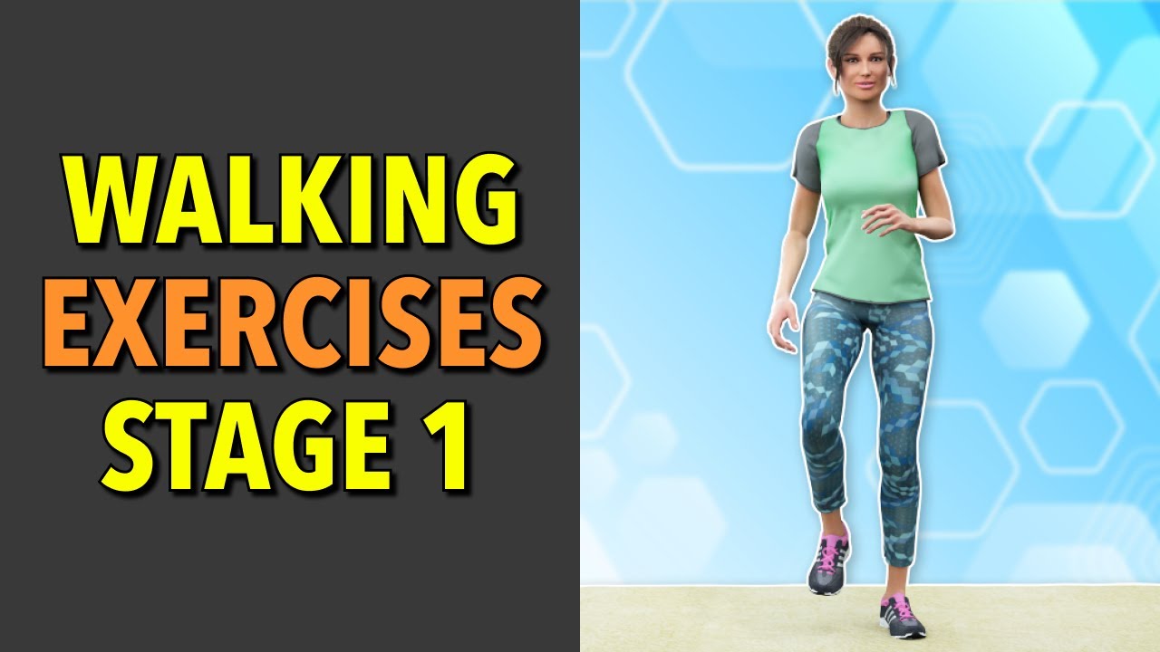 3 Stages of Walking Exercises for Active living: 1000 Steps - YouTube