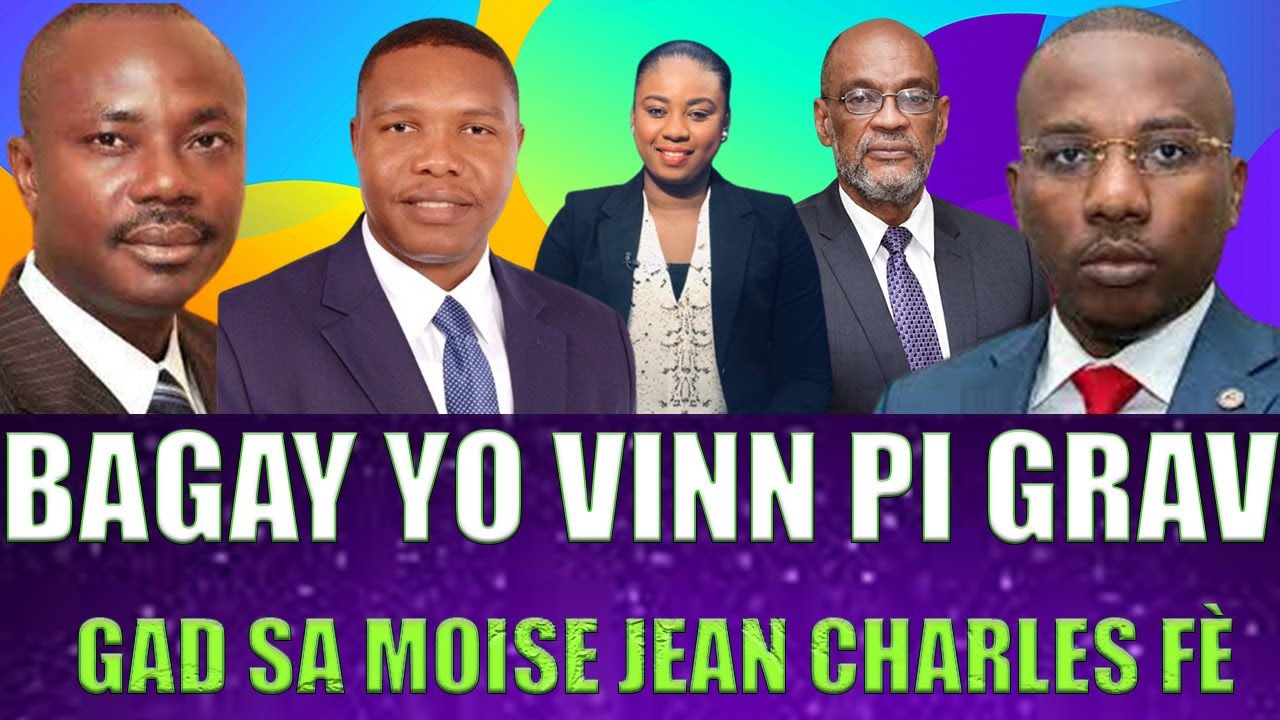 James Solages debake nan pake..Avoka l pale.Moise JC fini ak Claude ...