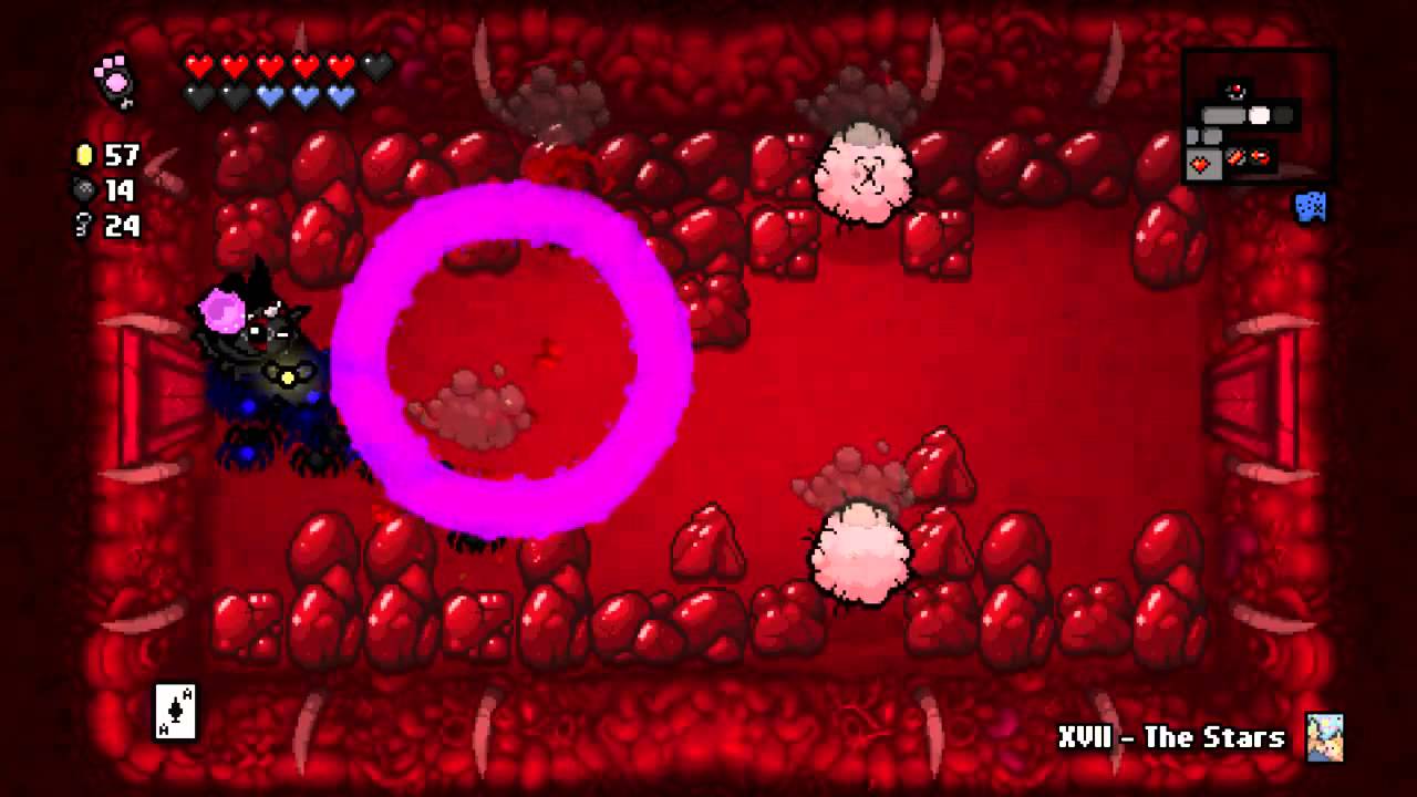 The Binding of Isaac Rebirth: Brimstone + Ludovico + Spoon Bender - YouTube