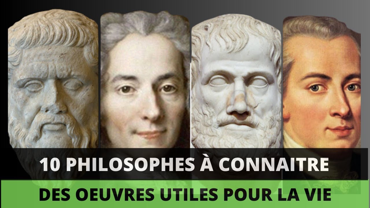 10 PHILOSOPHES À CONNAITRE À TRAVERS LEURS OEUVRES !!! - YouTube