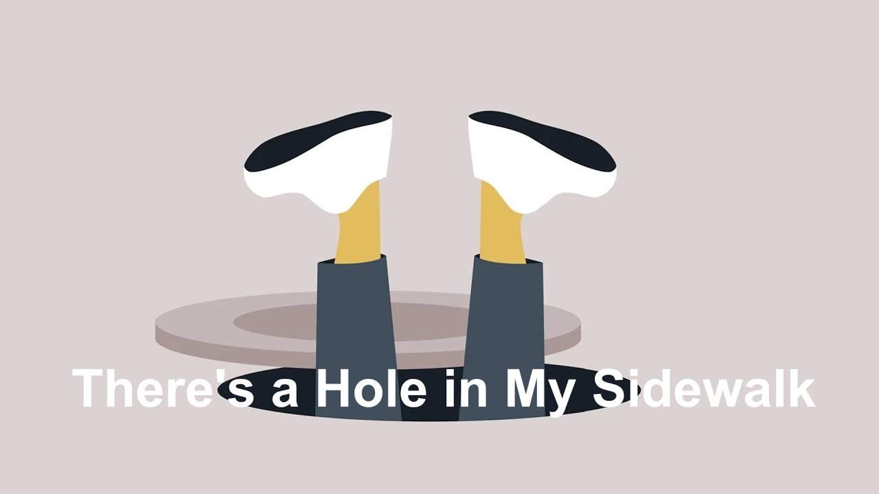Short Story: There's a Hole in My Sidewalk - YouTube