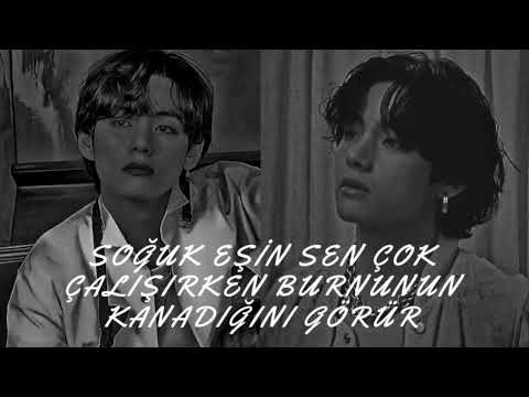 Taehyung İle Hayal Et 'Soğuk eşin sen çok çalışırken burnunun kanadığını görür' İstek [TB]