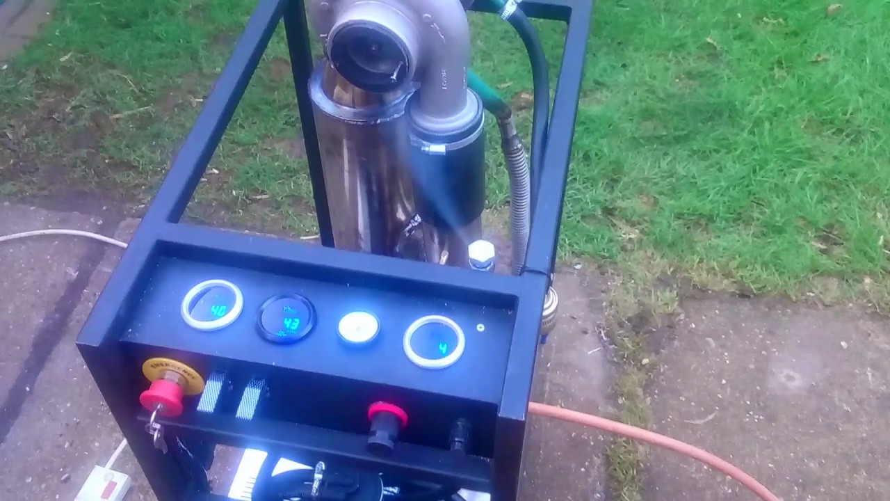 Homemade gas turbine engine - YouTube
