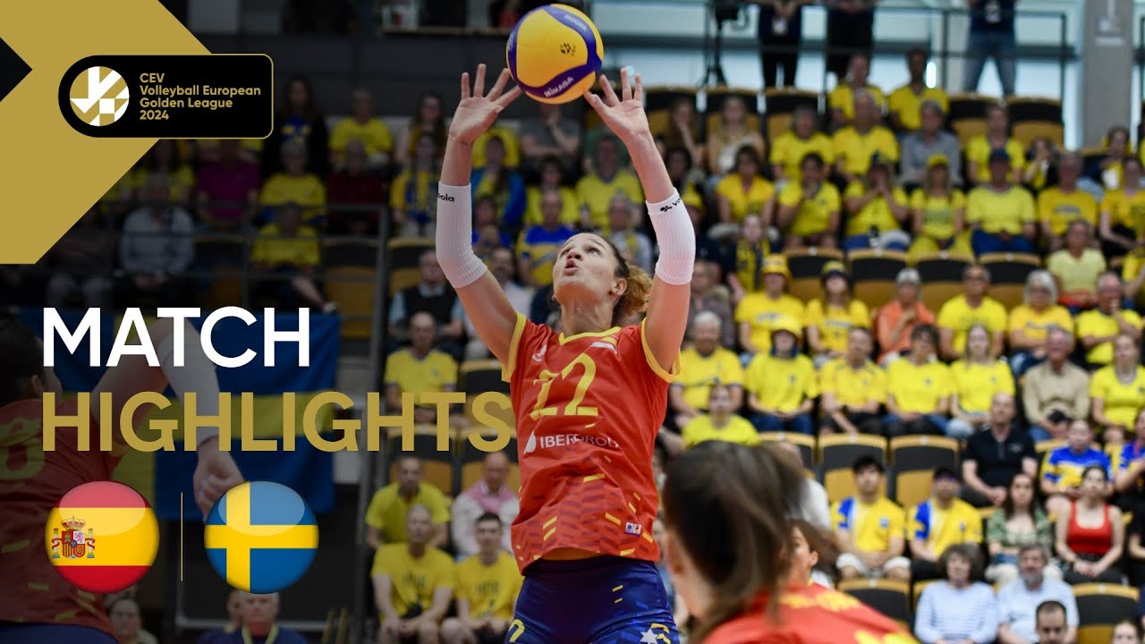 Spain vs. Sweden - Match Highlights I European Golden League Women 2024 - YouTube