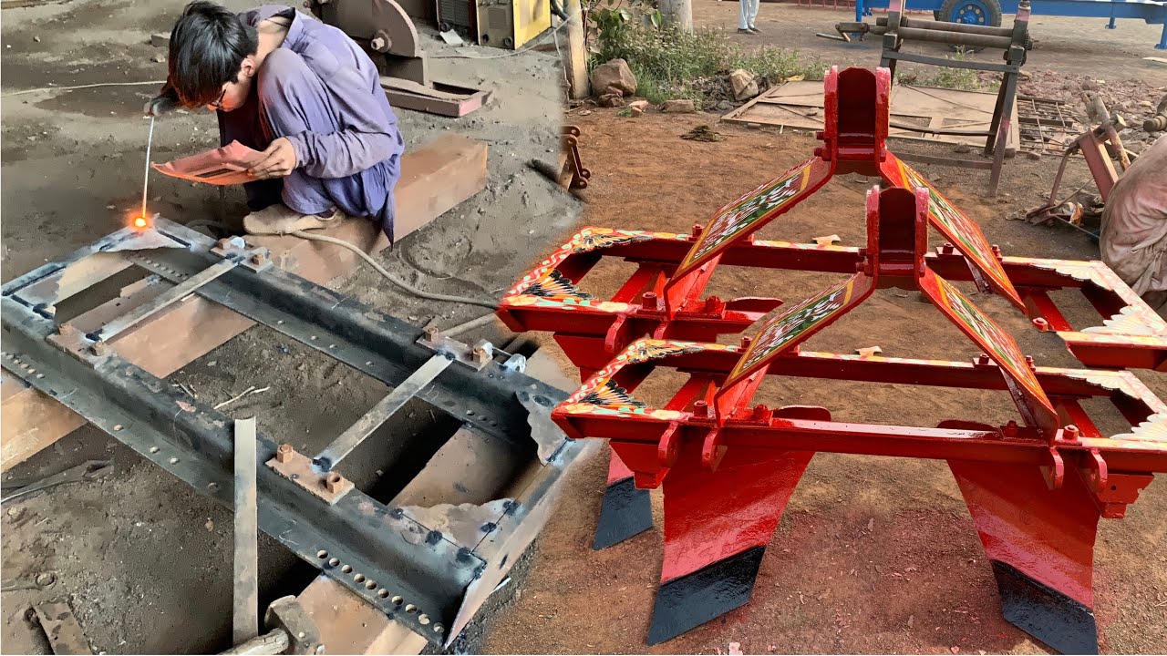 Process Of manufacturing Agriculture Disc Harrow || How Made Tractor ...