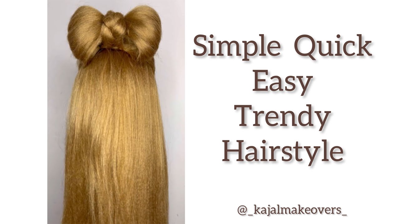 Effortless and On-Trend: Quick and Simple Hairstyle Tutorial - YouTube