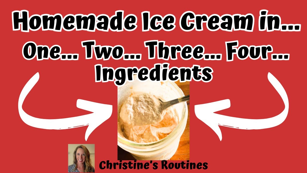 4 Ingredient Homemade Ice Cream - Easy Ultimate Instructions - YouTube