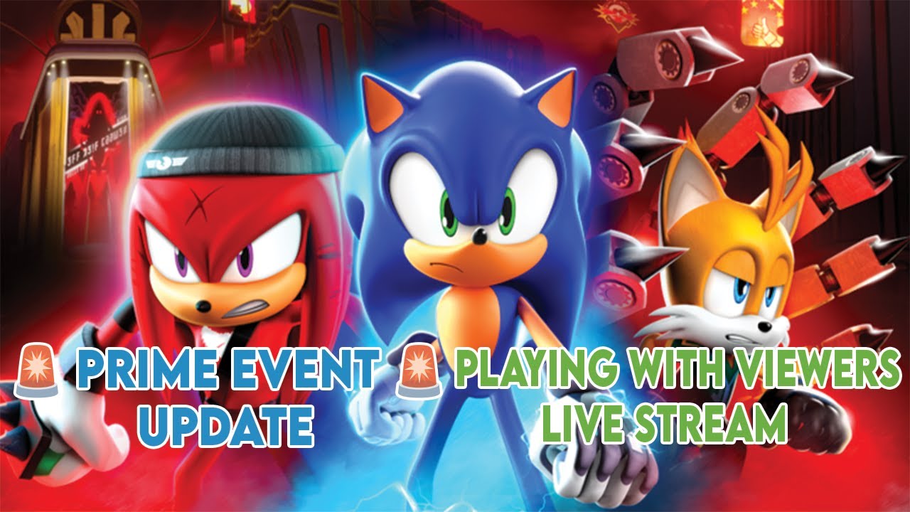 Live | Sonic Speed Simulator 🚨 PRIME EVENT 🚨 Update | Playing With ...