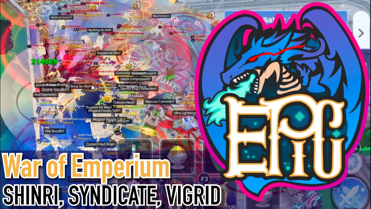 [ROM] WOE Satan Morroc EPIC Guild VS SHINRI, SYNDICATE, VIGRID - 16/01 ...