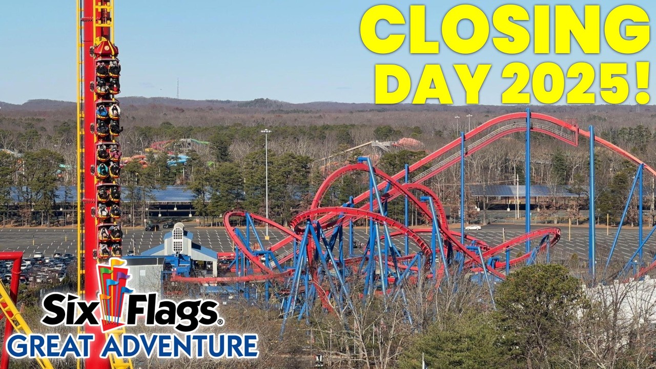 CLOSING Day at Six Flags Great Adventure! | Vlog 11/29/25 - YouTube