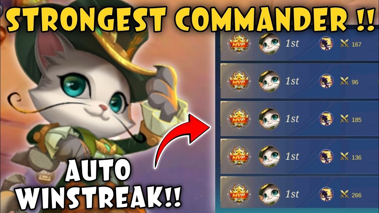 NEW UPDATE STRONGEST COMMANDER !! EASY UNLIMITED WINSTREAK !! MAGIC ...