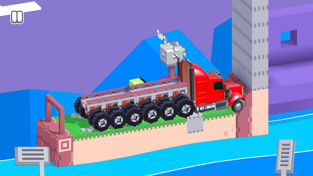 Fancade Drive Train, Short Offroad, Low Poly American Truck Drive New ...