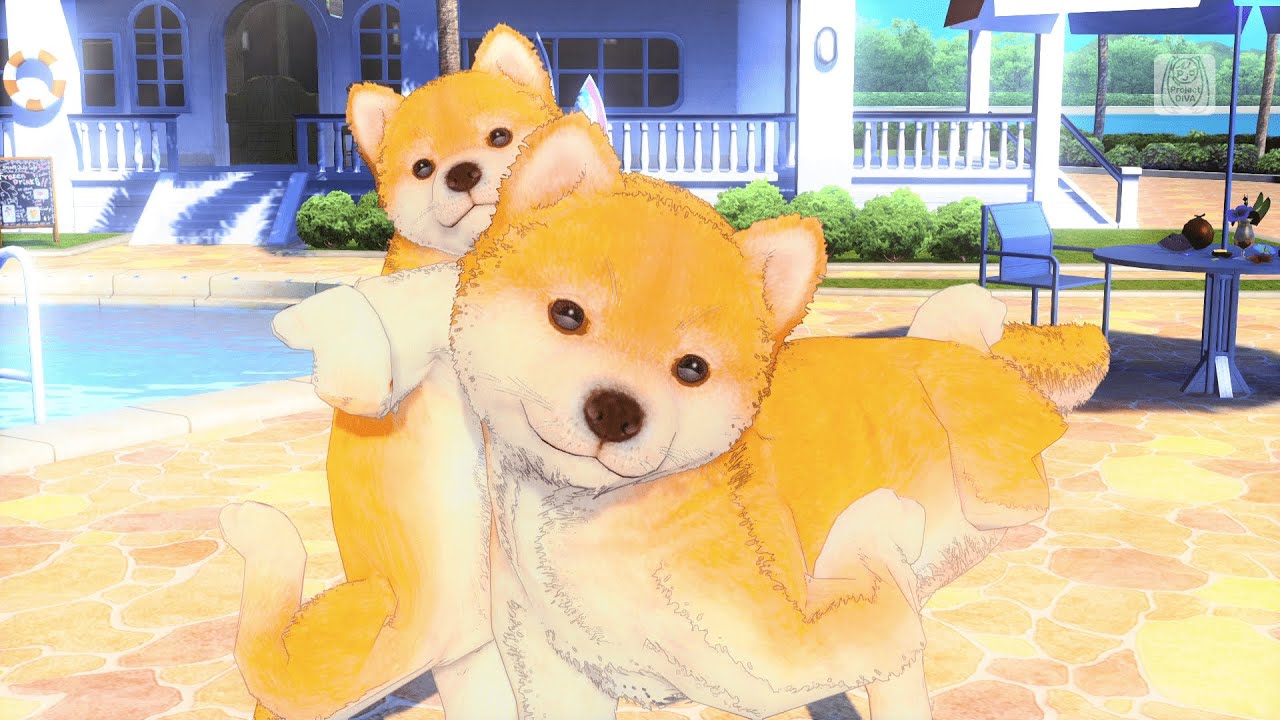 【Project DIVA Mega Mix+】 『Summer Idol』 【Nintendogs Shiba Inu】 - YouTube