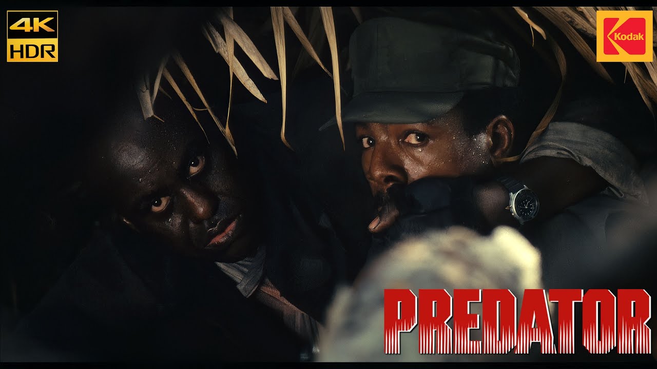 Predator (1987) I'm gonna have me some fun Movie Clip Scene 4K HDR10+ Kodak 2383 D55 - YouTube
