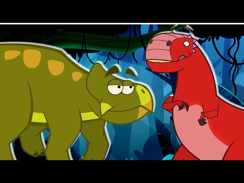 Dinosaurs | Deadly Dinosaurs In The Jungle | Dinosaur Cartoon For Kids