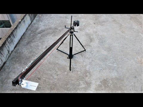 Homemade Camera Crane / Jib stand 12 ft II Creative Works HK - YouTube