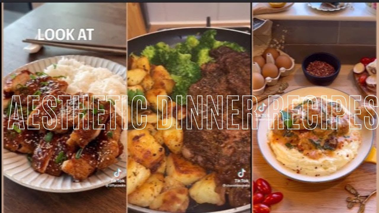 EASY&Deliciously aesthetic dinner Recipes pt. 1 | Tiktok Compilation ...