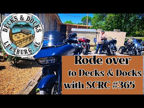 RIDING OVER TO DECKS & DOCKS (with SCRC#365) - YouTube
