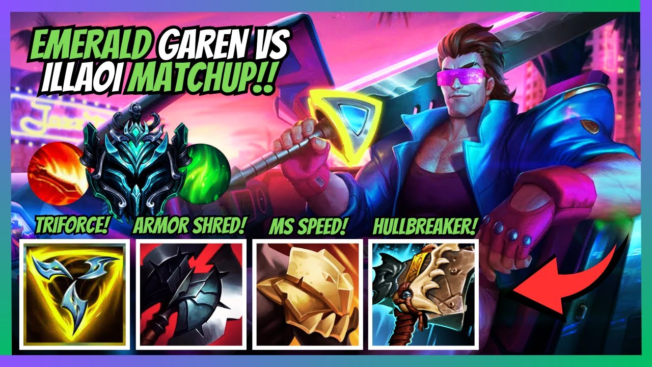 GAREN PLATINUM RANKED GAMEPLAY!!! GAREN VS ILLOAI MATCHUP!! - YouTube