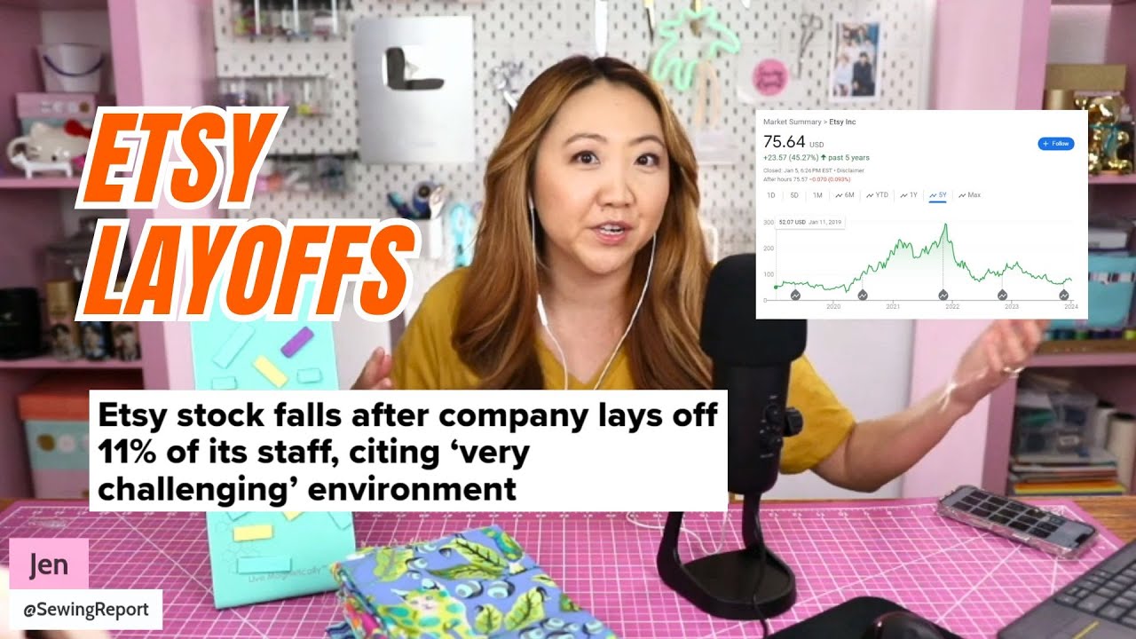 Major Cuts at Etsy: 11% of Workforce Laid Off - YouTube