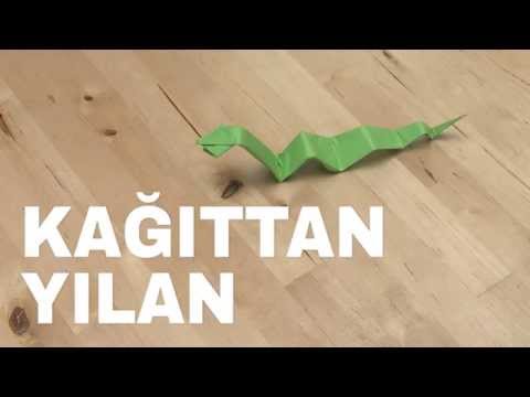 Kolayca origami yapmayı öğrenin: Yılan