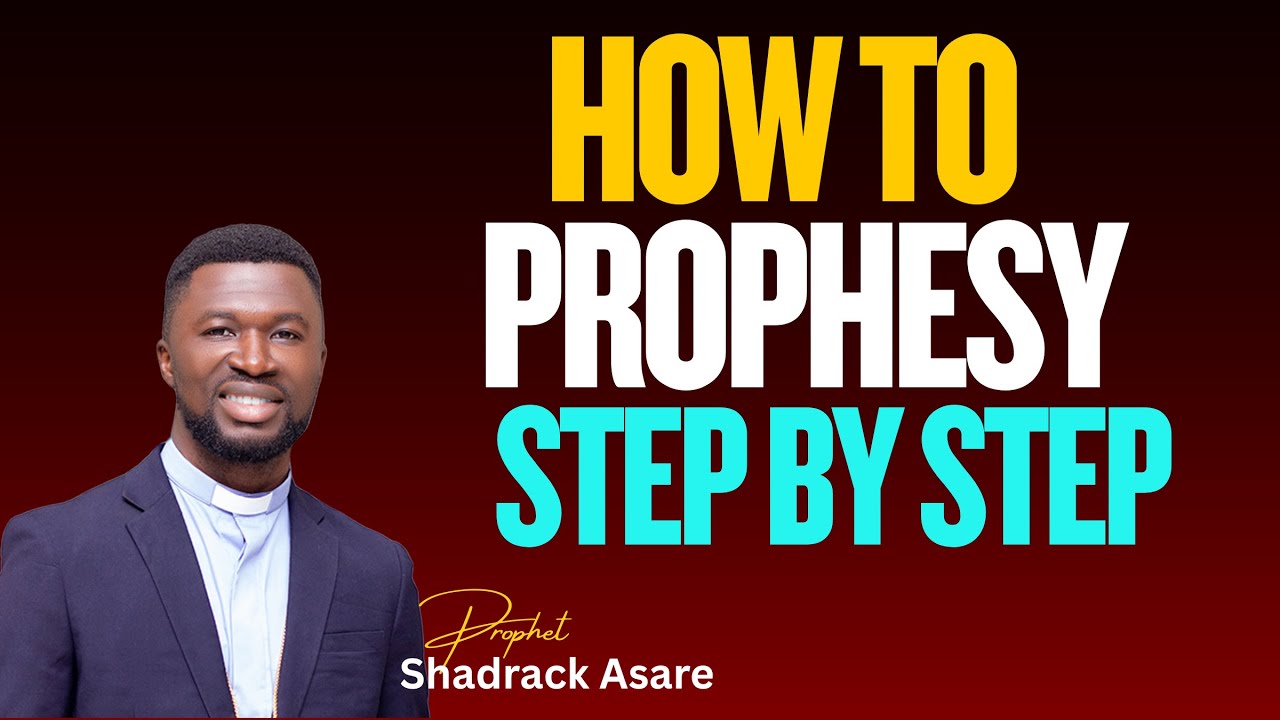 How to prophesy step by step #Prophetic - YouTube