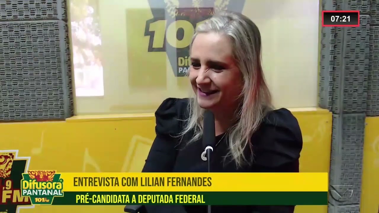 ENTREVISTA COM LILIAN FERNANDES, PRÉ-CANDIDATA A DEPUTADA FEDERAL - YouTube