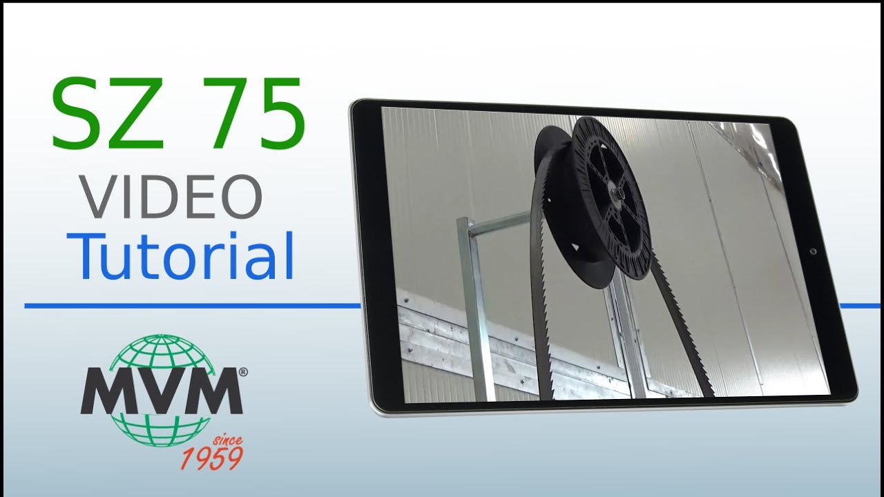 Video Tutorial SZ75 FSR Band saw sharpening and setting machine - YouTube