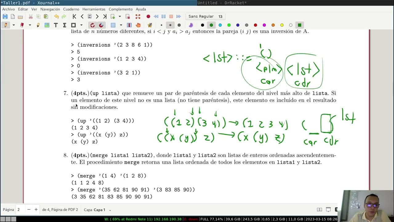 Flp 1 1 Ejercicios Recursión En Racket I Youtube