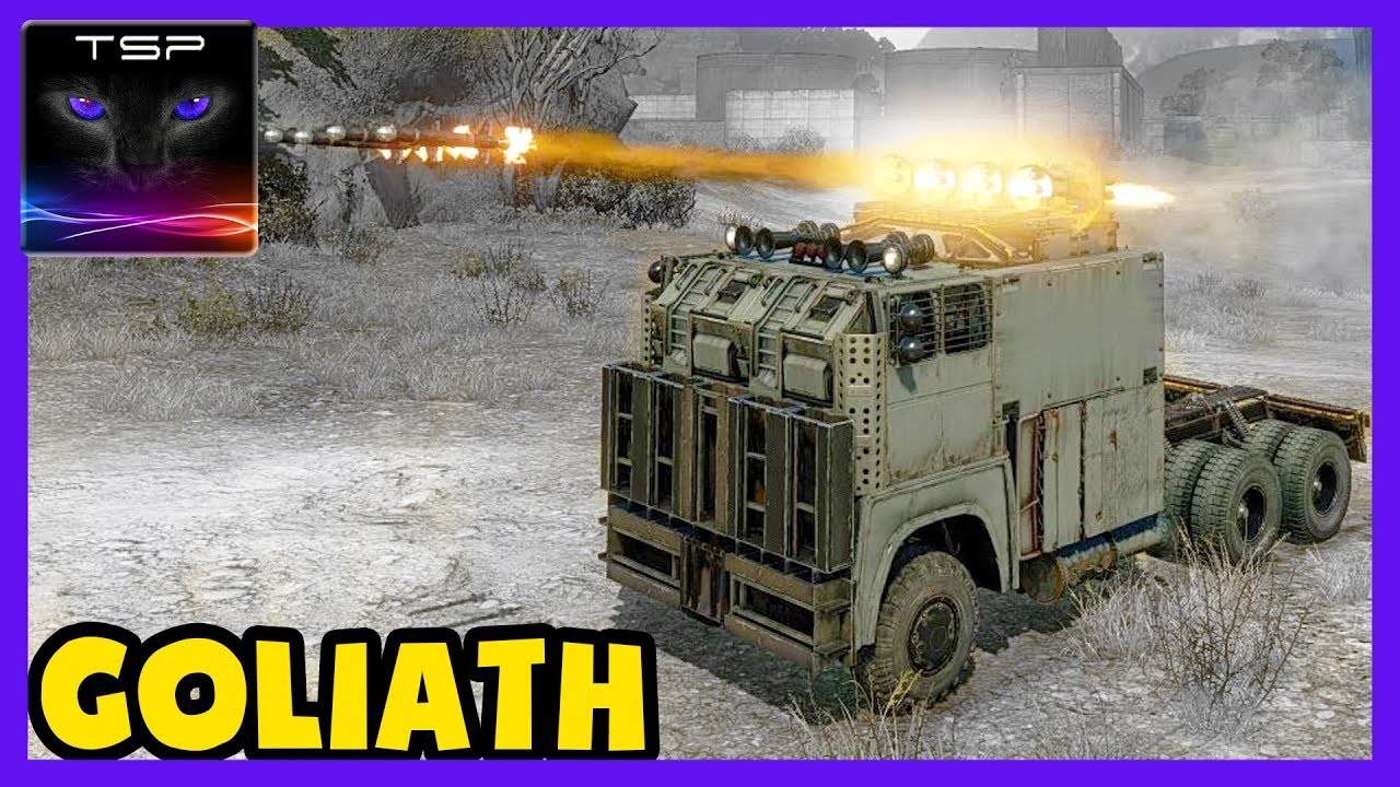 Crossout #166 GOLIATH Truck (Knight Rider) Build and Gameplay - YouTube