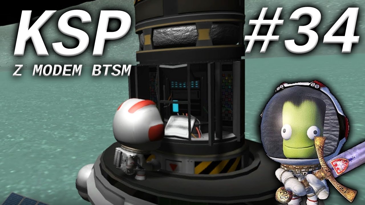 KSP z modem BTSM #34 - Eksperymenty na Minmusie - YouTube